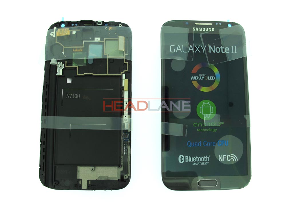 Samsung GT-N7100 Galaxy Note 2 LCD Display / Screen + Touch - Grey GH97 ...